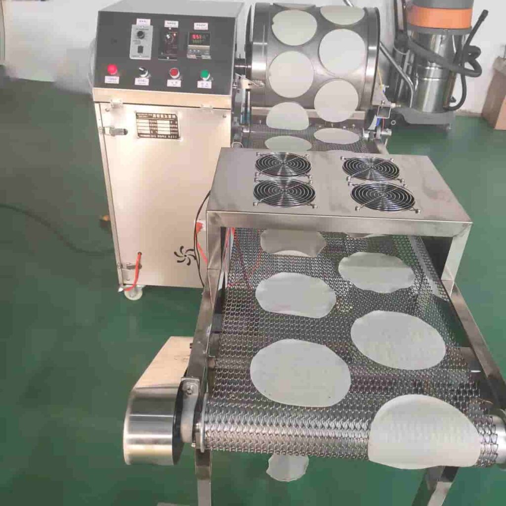 Automatic lumpia wrapper machine